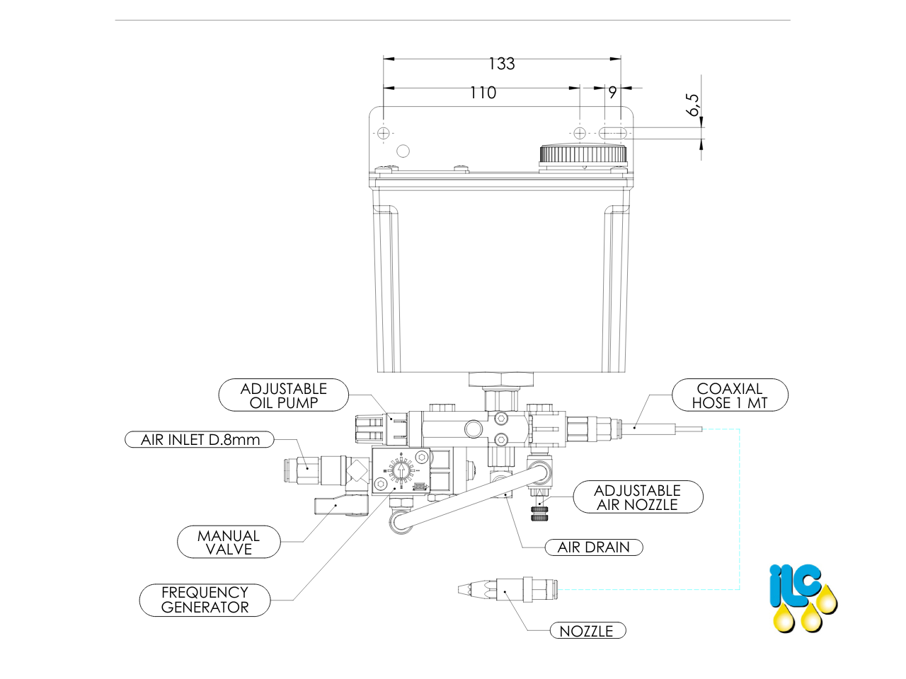 A new automatic lubrication system for industrial cutting